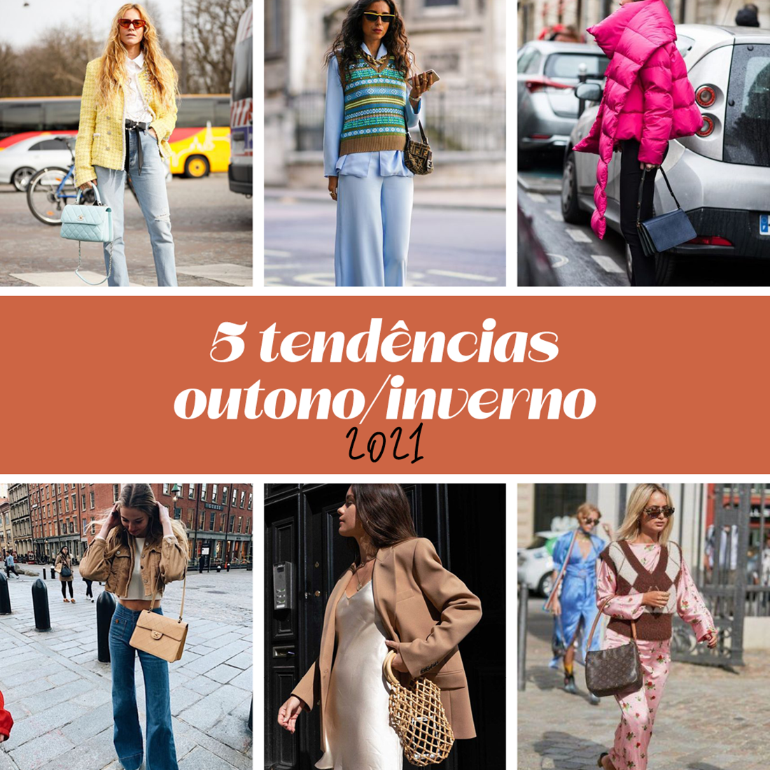 5 tendências outono/inverno 2021 - Shopping Cidade do Porto